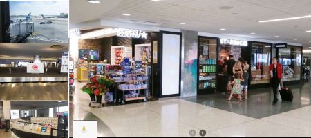 Terminal 6 map at the Los Angeles International Airport LAX