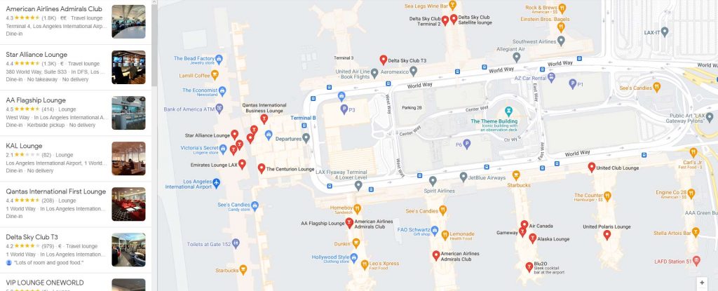 Lounge Lax airport | Los angeles airport airlines