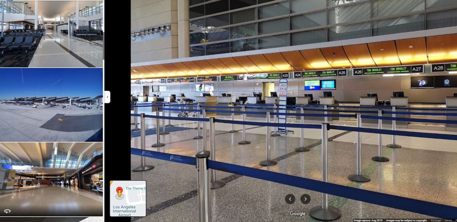 TBIT Lax airport map Tom Bradley International Terminal