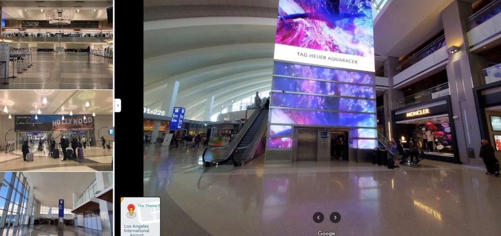 TBIT Lax airport map Tom Bradley International Terminal