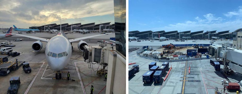 American Airlines at the Los Angeles International Airport LAX