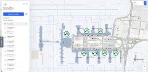 Smoking area Los Angeles Airport airport (LAX)